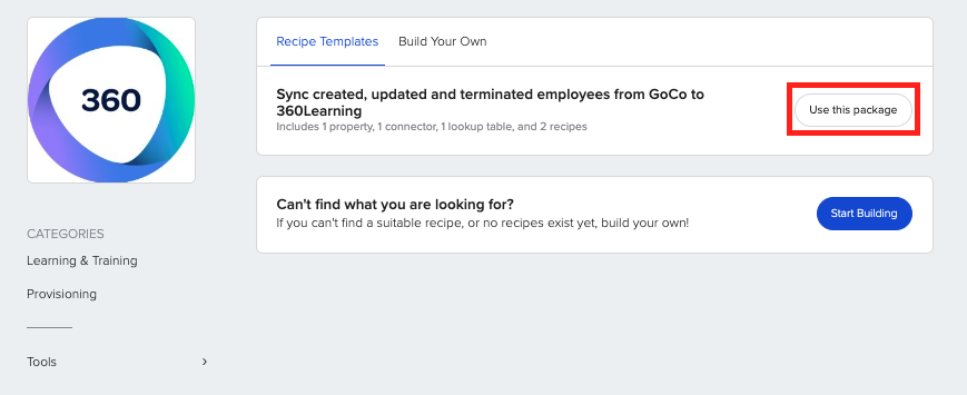 How do I integrate 360Learning with GoCo?